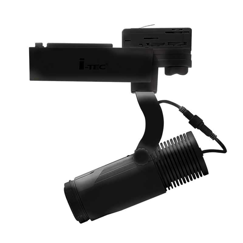 i-tec - PROYECTOR LED GOGO.3 NEGRO de 15W CARRIL TRIFÁSICO
