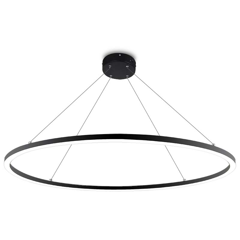 i-tec - RING, LUMINARIA CIRCULAR LED 60W 2700K NEGRO